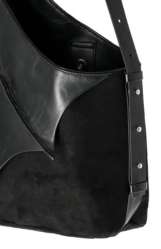 WINGED HOBO BAG Gothic Asymmetric Purse with Bat Wing - Restyle