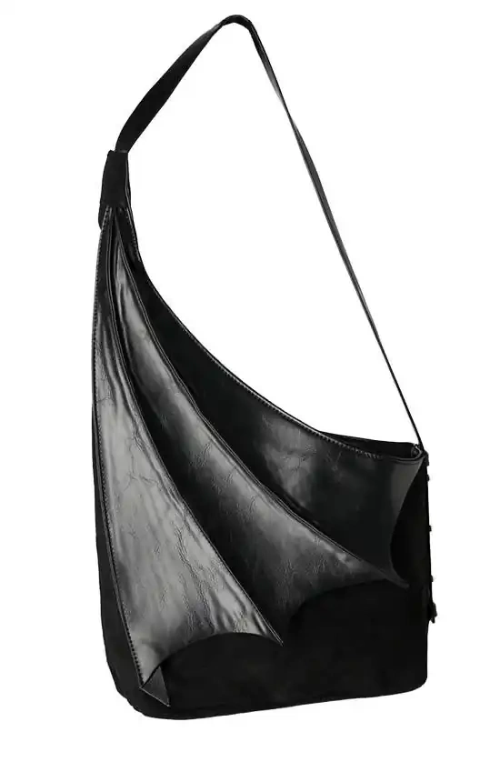 WINGED HOBO BAG Gothic Asymmetric Purse with Bat Wing - Restyle
