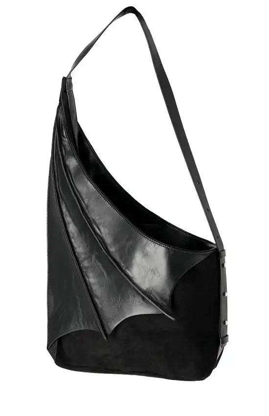 WINGED HOBO BAG Gothic Asymmetric Purse with Bat Wing - Restyle